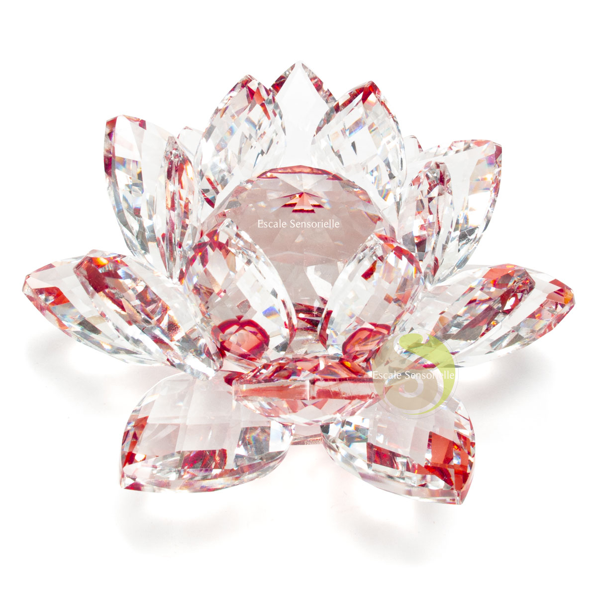 Lotus feng shui rouge 100 mm cristal énergie Chi vertus et bienfaits ...